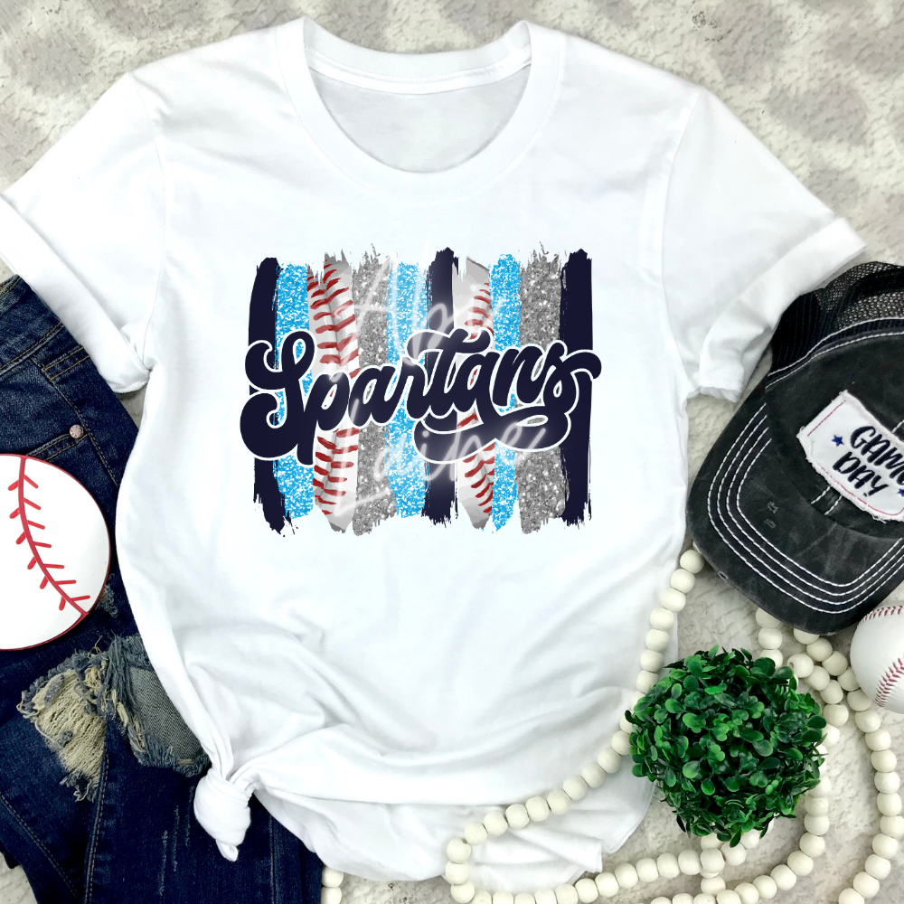 Spartan Brushstroke Baseball – Abi Laine Boutique